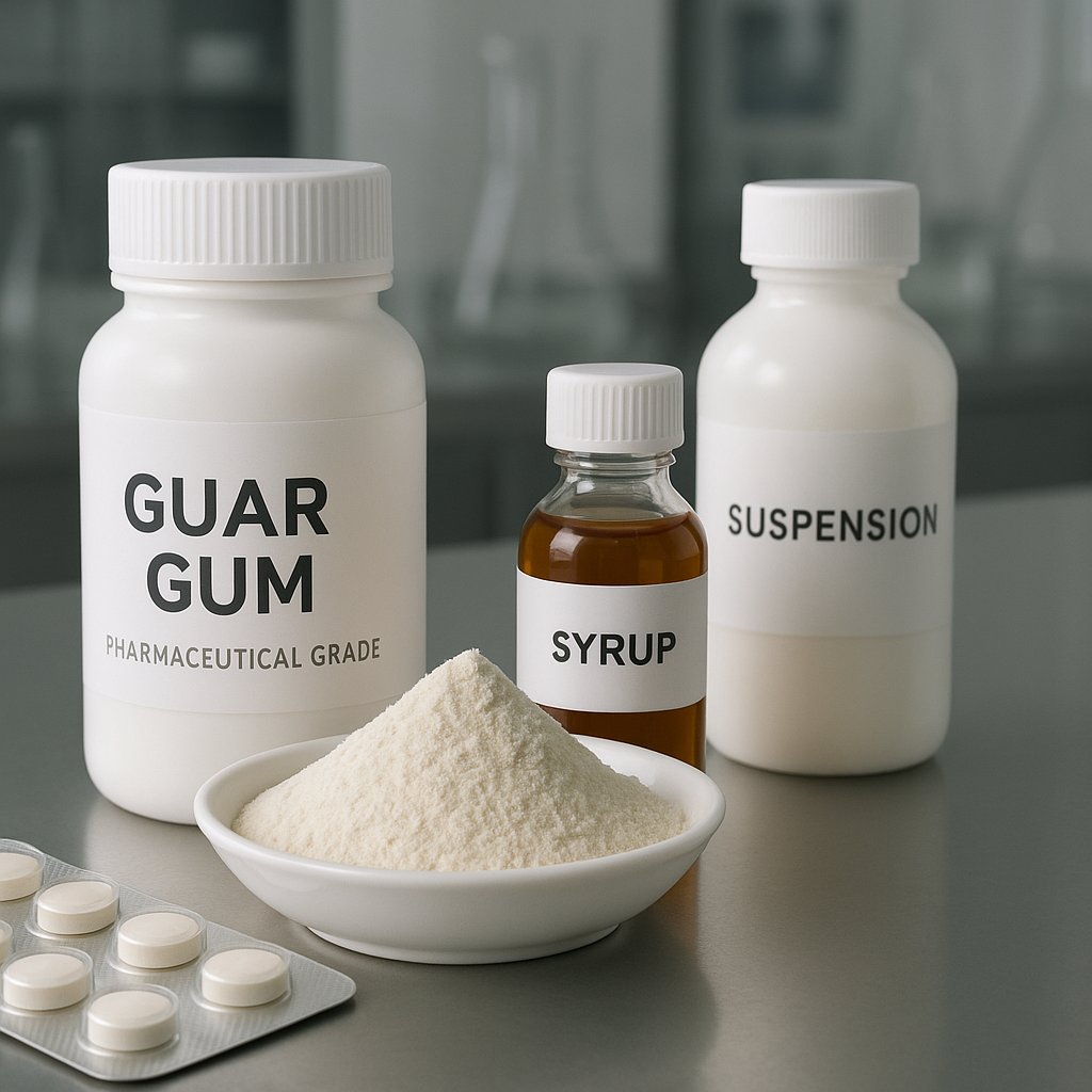 Pharmaceutical Grade Guar Gum for Tablets, Capsules & Drug Formulations