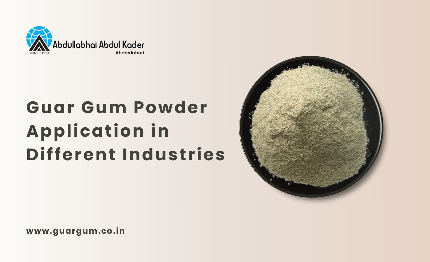 Guar Gum Powder Application in the Food Industry