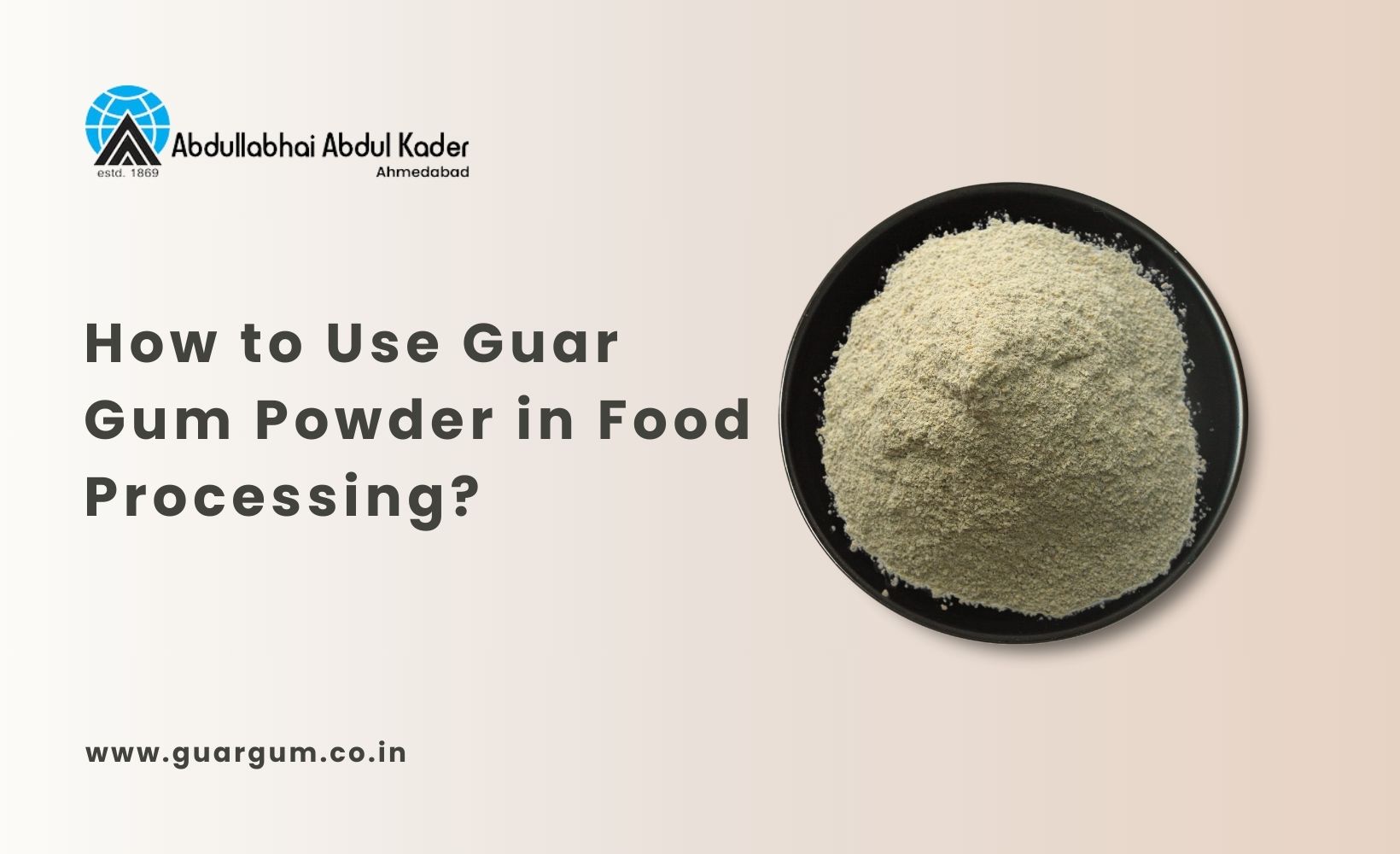 How to Use Guar Gum Powder in Food Processing?