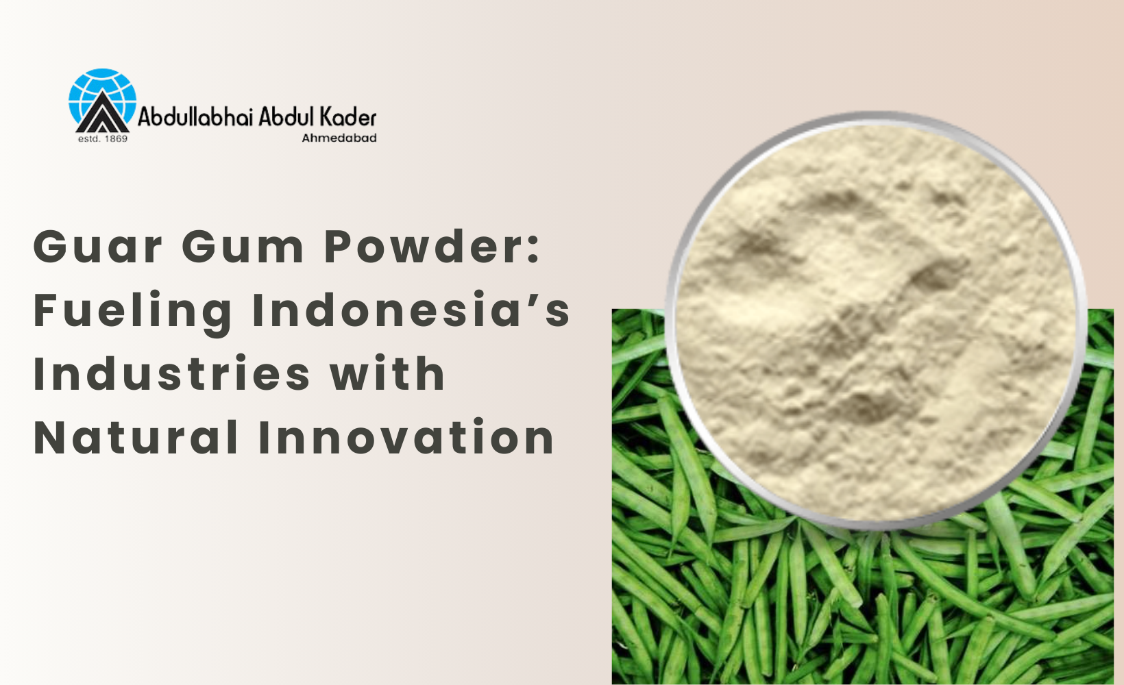 Guar Gum Powder: Fueling Indonesia’s Industries with Natural Innovation