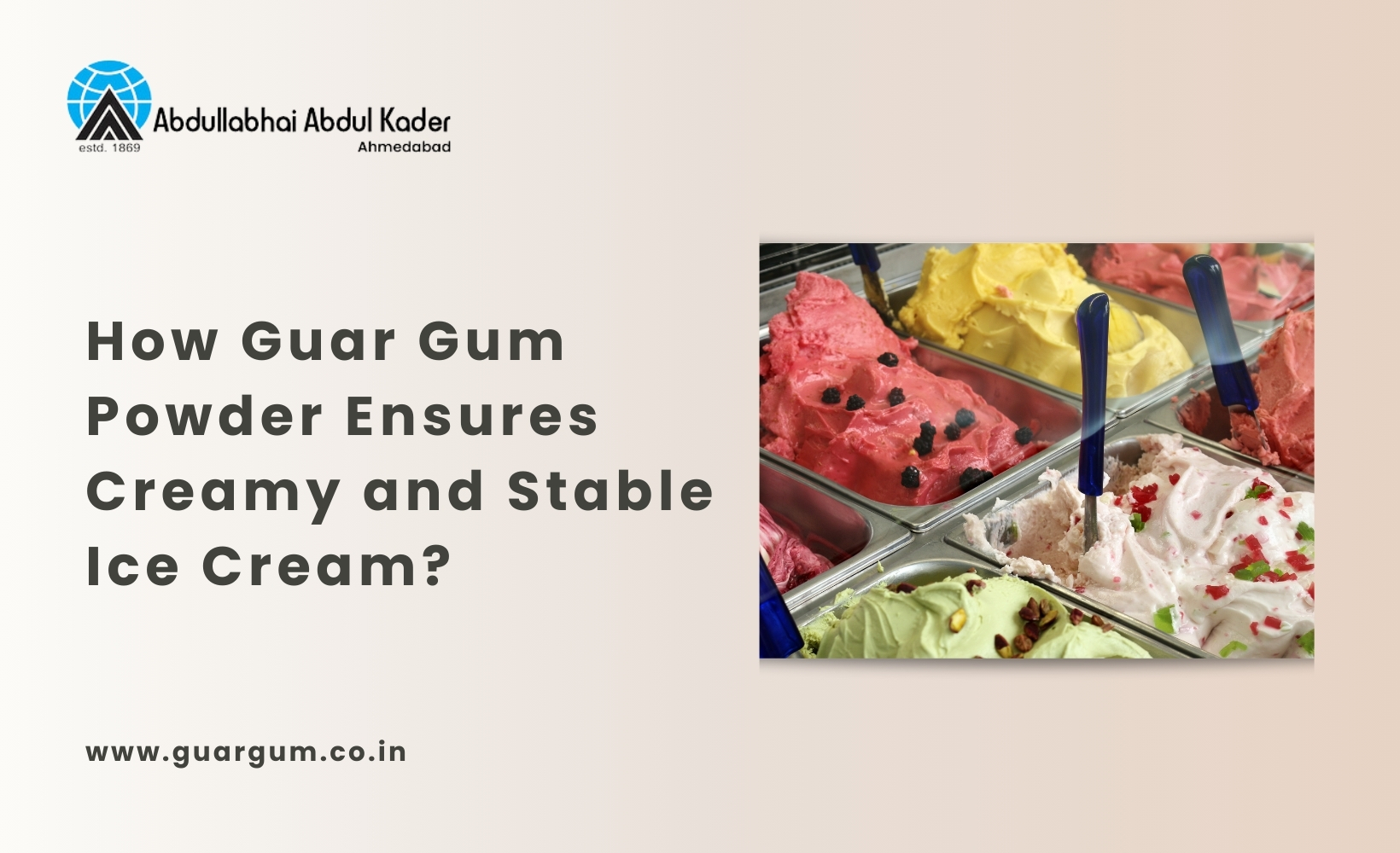 How Guar Gum Powder Enhances Ice Cream Quality & Stability