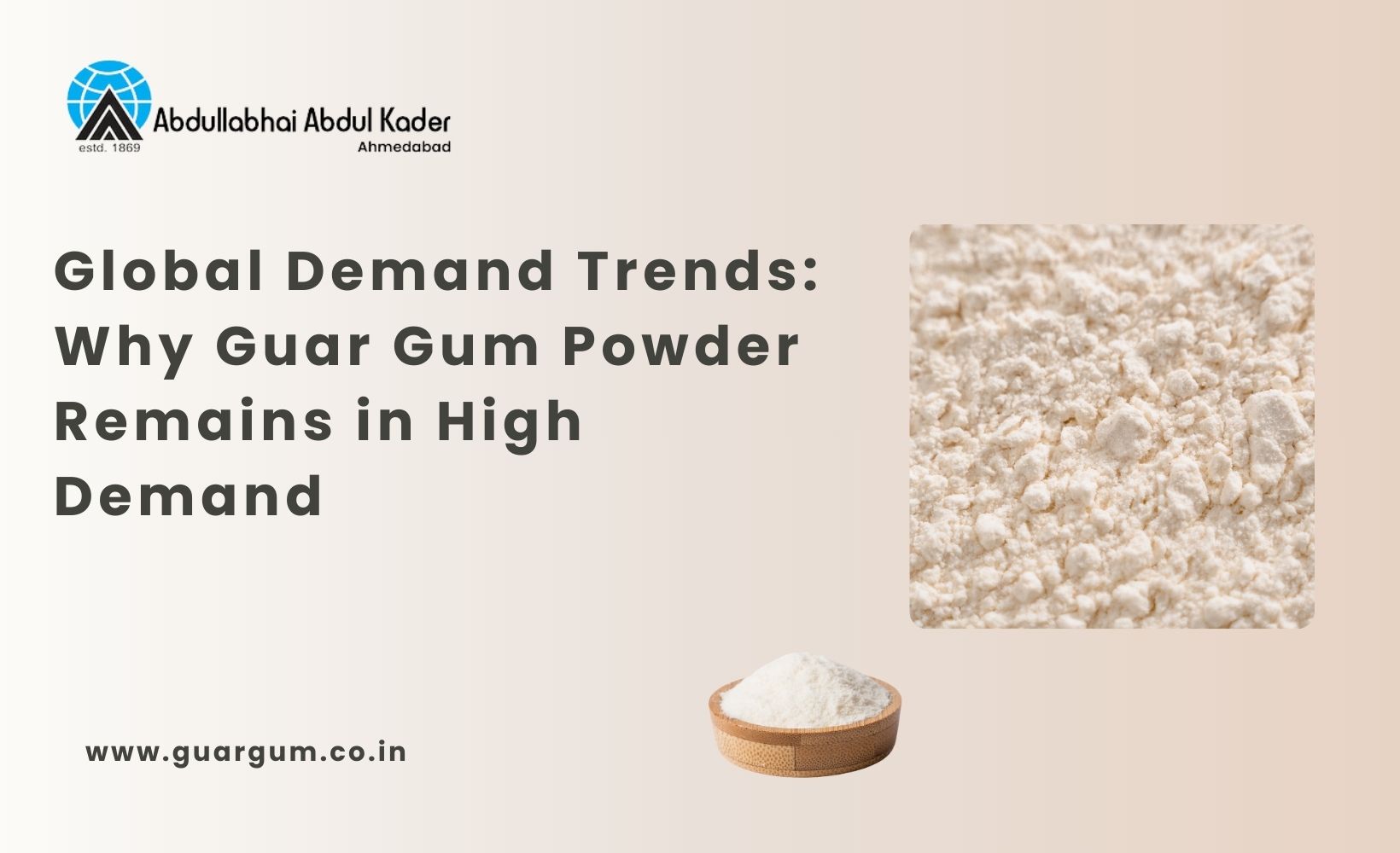 Guar Gum Powder Market Trends – Bulk, Food Grade & Industrial Demand
